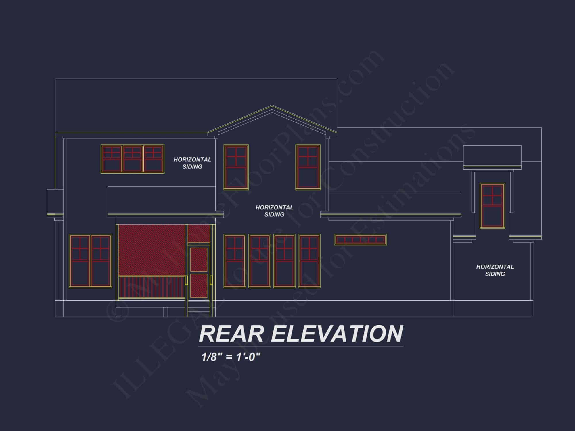 Traditional Craftsman House Plan with Detailed Blueprints