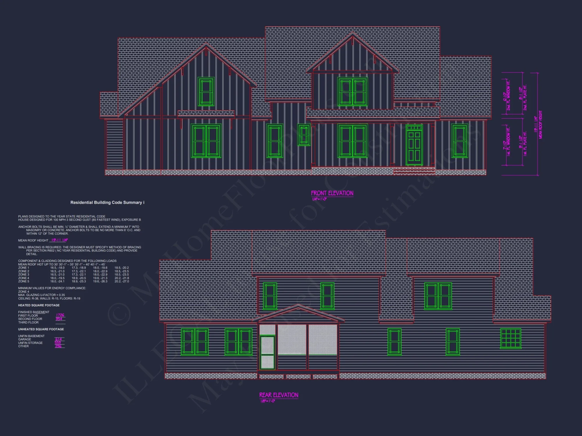 Modern Barn-Style House Plan with CAD Blueprints & Designs