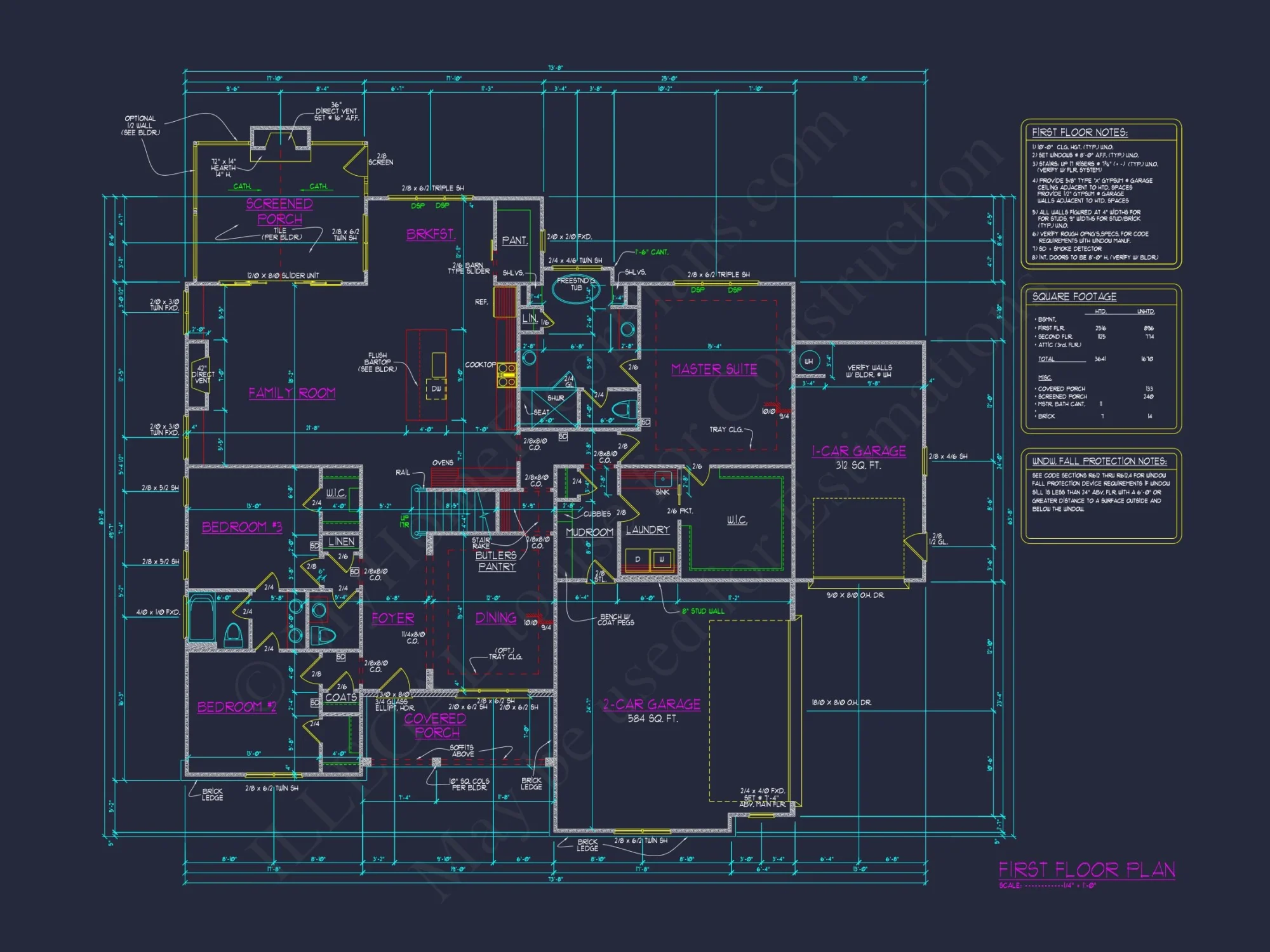 Spacious 5-Bedroom House Plan with Blueprint CAD Designs