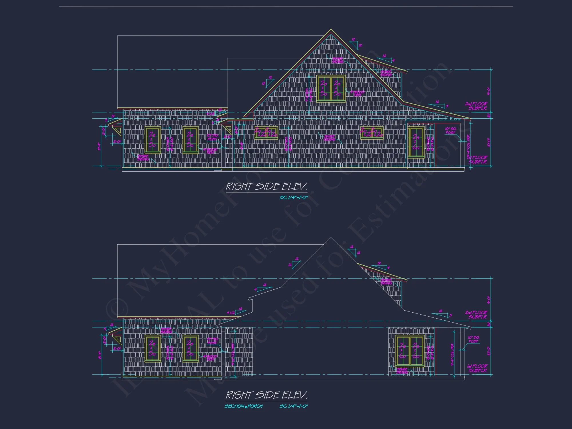 20-1682 HOUSE PLAN - Modern Farmhouse House Plan with CAD Designs ...