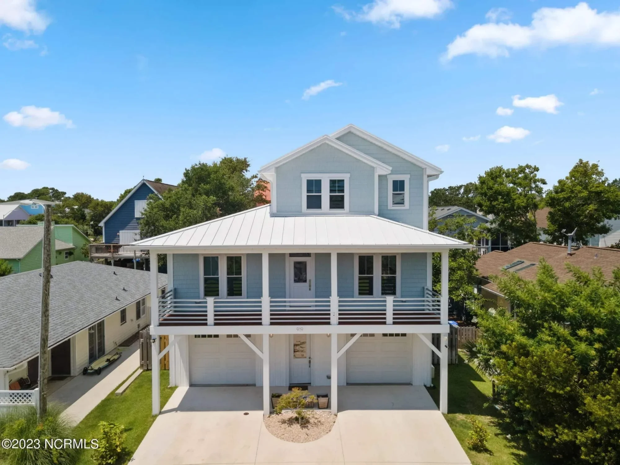 Stylish 3-Story Coastal House Plan with CAD Blueprint Designs