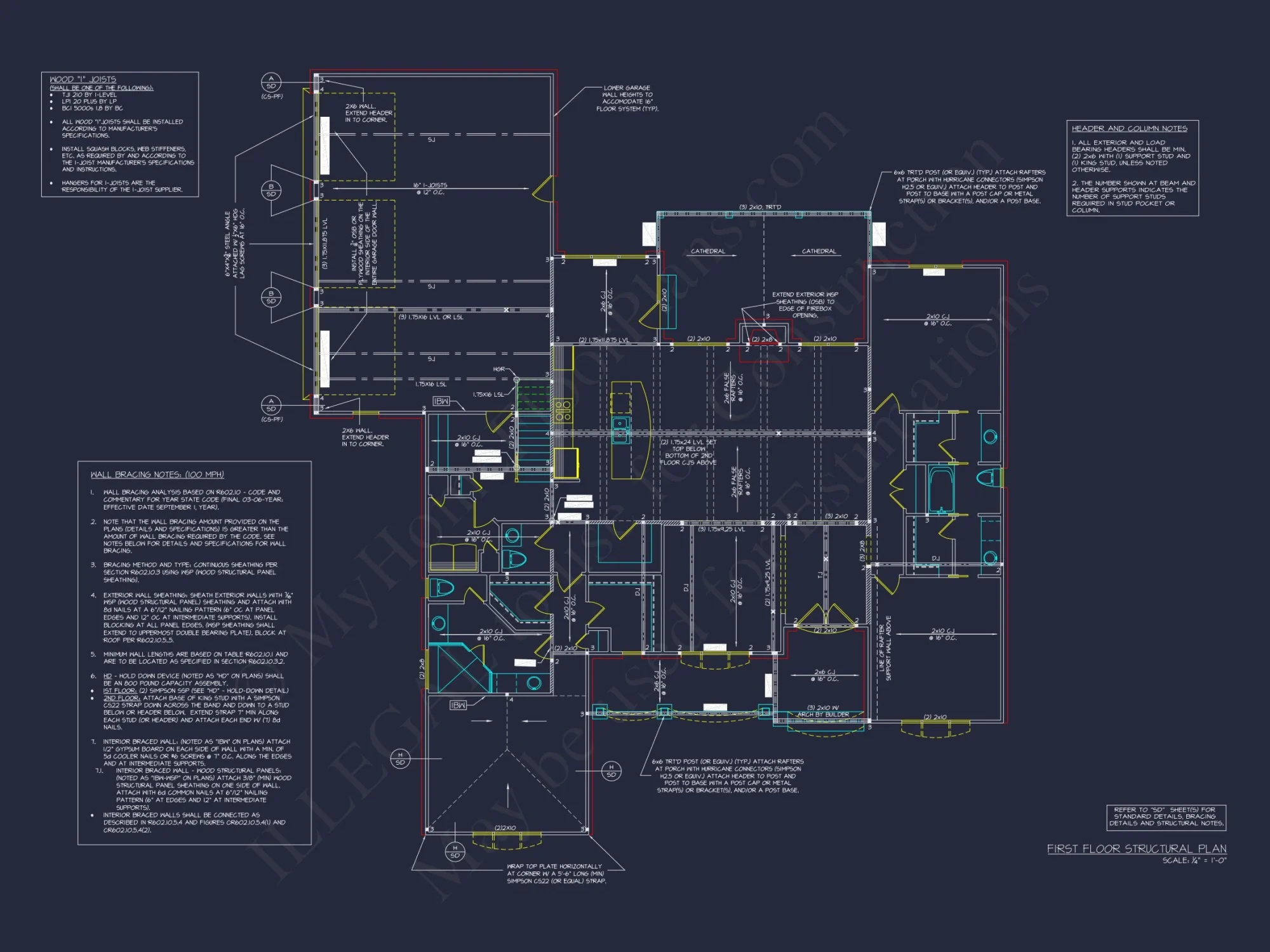 Traditional House Plan with Spacious Floor Design and CAD Blueprints