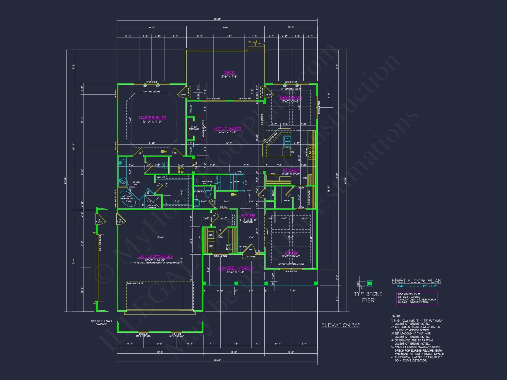 Modern Suburban House Plan with Spacious Floor Designs
