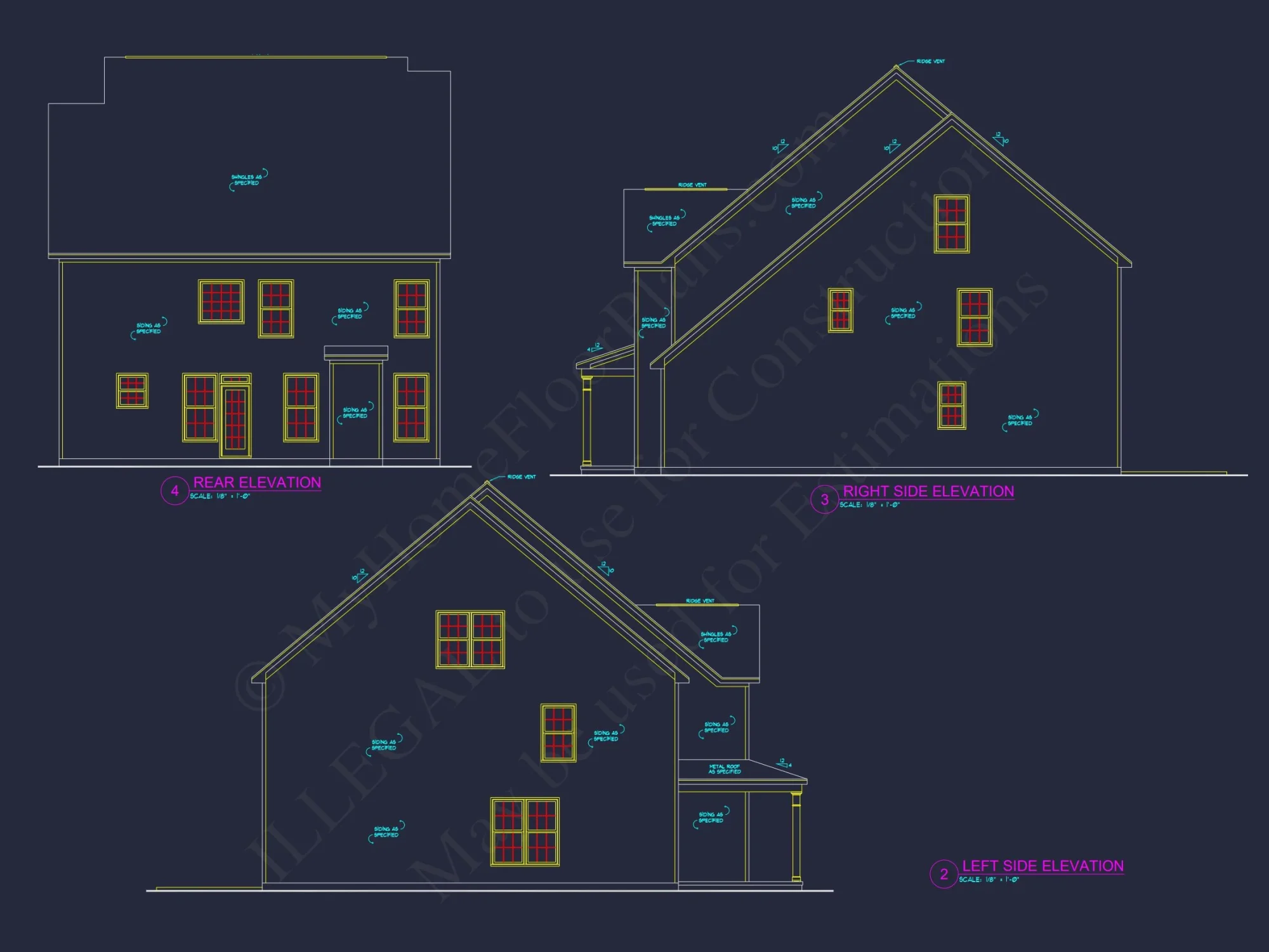 Modern Craftsman 2-Story House Plan – 4 Bed, 2,575 Sq Ft