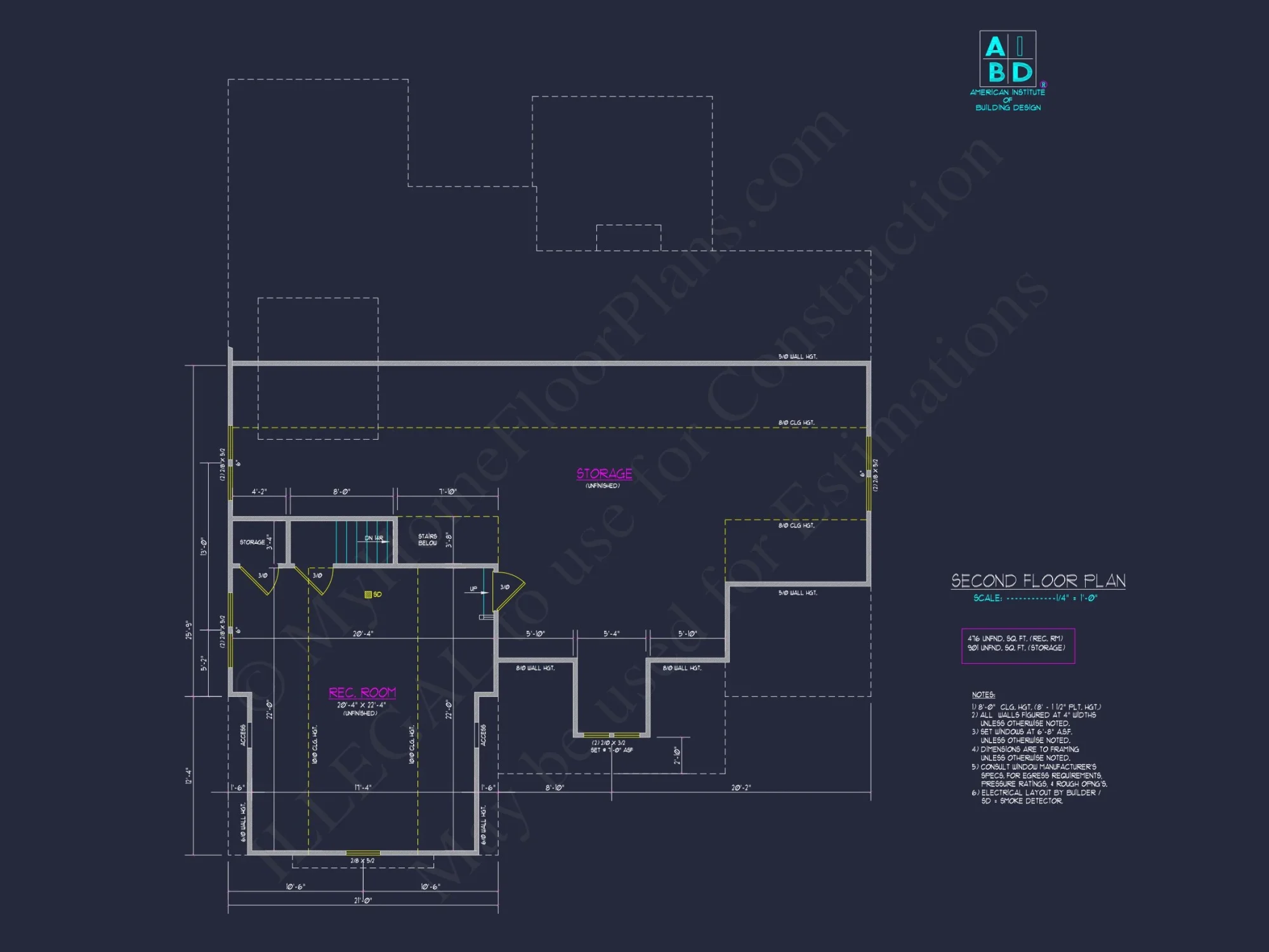 Beautiful CAD House Floor Plan: 2-Story 3-Bedroom Design